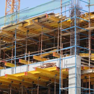 Cuplock with Decking and Infill Beam - Tradex Scaffolding